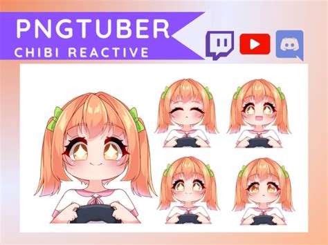 Draw Cute Chibi Reactive Pngtuber For Stream And Discord By Miyayantt Fiverr