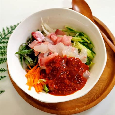 고추장 양념장 회덮밥 만들기 회 비빔밥 회덮밥 레시피 남은 회 활용 네이버 블로그