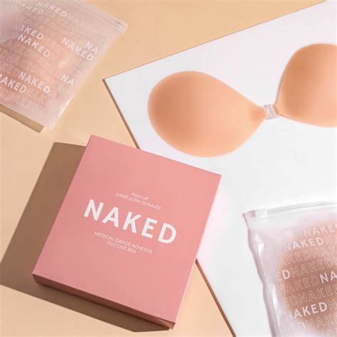 Naked บราปกนก บราซลโคน รนขอบบางพเศษ กาวเหนยวแนน ปดสจก 100 บ