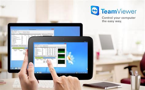 Teamviewer For Android Updated With Native Touch Control For Tablets