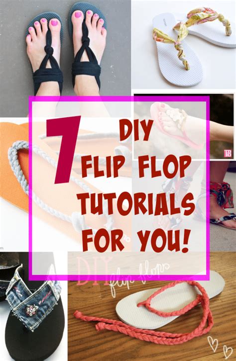 DIY Flip Flop Tutorials For You Fabulessly Frugal