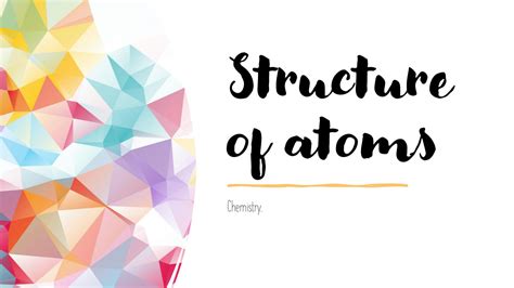Solution Structure Of Atoms Studypool