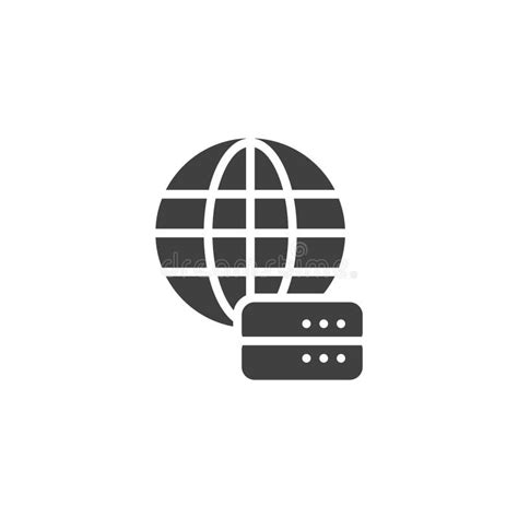 Database Server Vector Icon Stock Illustration Illustration Of Solid
