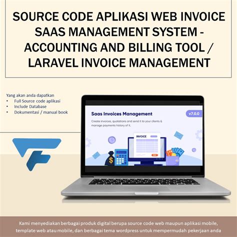 Jual SOURCE CODE APLIKASI WEB INVOICE SAAS MANAGEMENT SYSTEM
