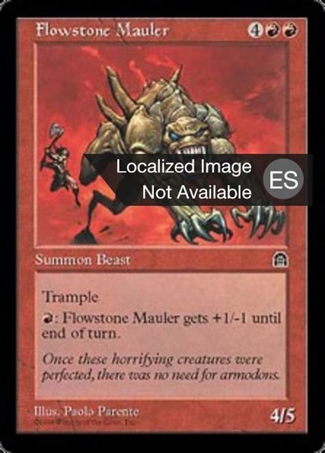 Lacerador De Piedra Variable Flowstone Mauler · Stronghold Sth 85