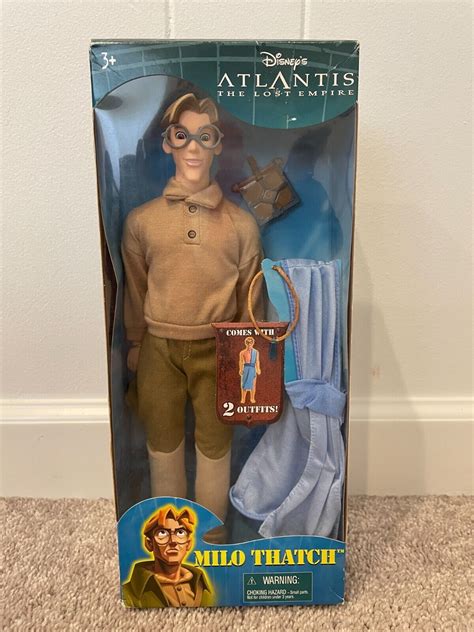 Atlantis The Lost Empire Milo Thatch Doll Nrfb Two Outfits Nib 4634916907