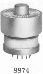 8874, Tube 8874; Röhre 8874 ID30637, Transmitting Triode, ai ...