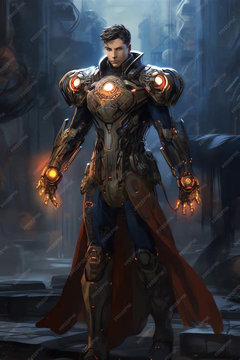 Premium Ai Image Doctor Strange Wears Modern Armor