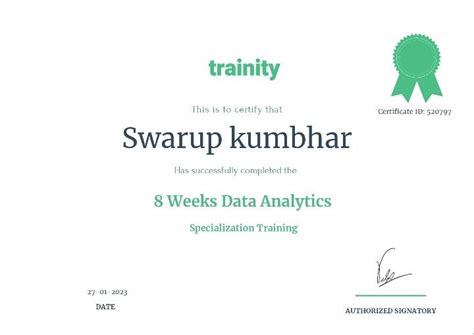 Swarup Kumbhar On Linkedin Thankyou Training Dataanalytics Share