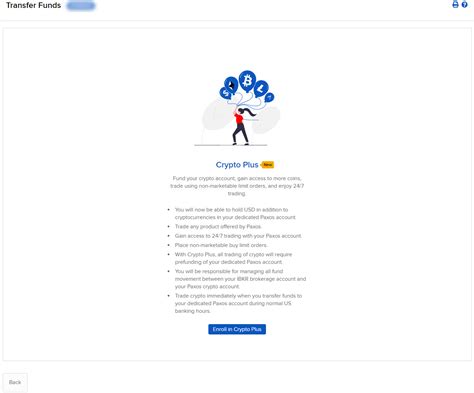 Crypto Funds Transfer