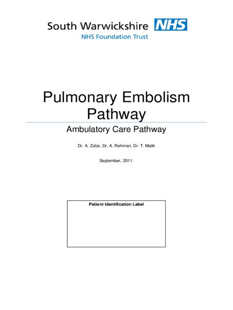 Fillable Online Low Risk Upper Gi Bleed Pathway Ambulatory Care Pathway Fax Email Print Pdffiller