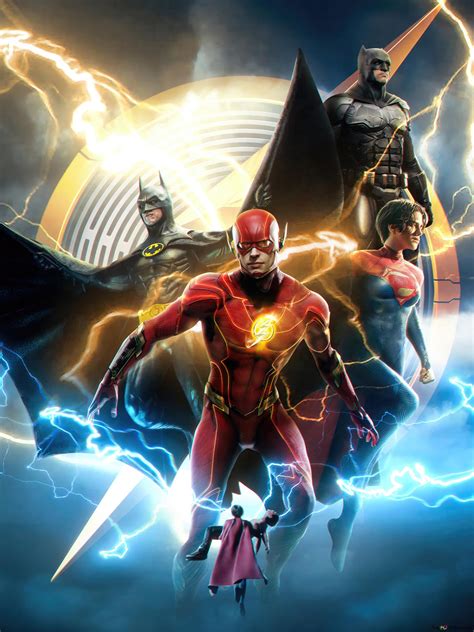 Batman Supergirl In The Flash Movie 4k Wallpaper Download