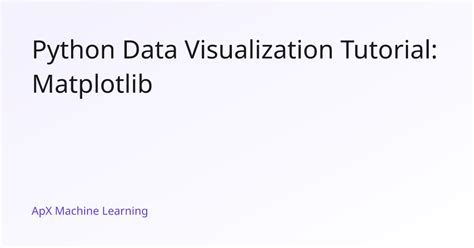 Python Data Visualization Tutorial: Matplotlib & Seaborn