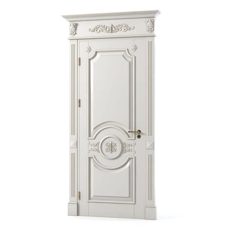 Luxury Classic Baroque Carved Door 3d Model 12 Max Obj Free3d
