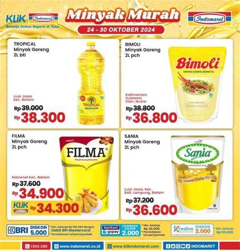 Promo Minyak Goreng Weekday Di Superindo Dan Indomaret Beli Tropical Lebih Murah