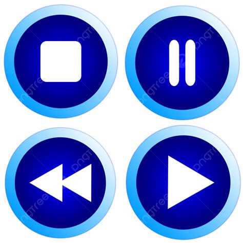 Play Pause Button Png