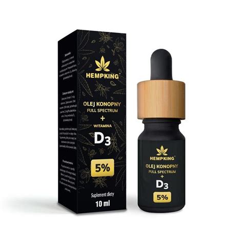 HEMPKING Witamina D3 W Bio Oleju Konopnym 30 Ml Apteka Internetowa Zdro Vita