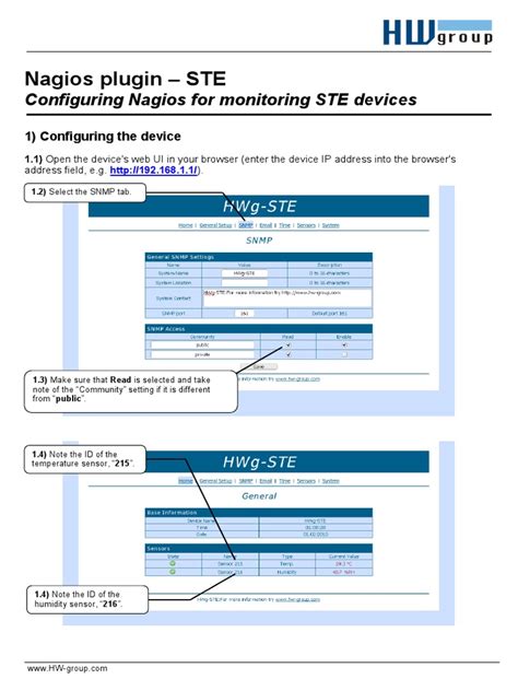 Nagios Hwg Ste En Pdf Computer Networking Utility Software