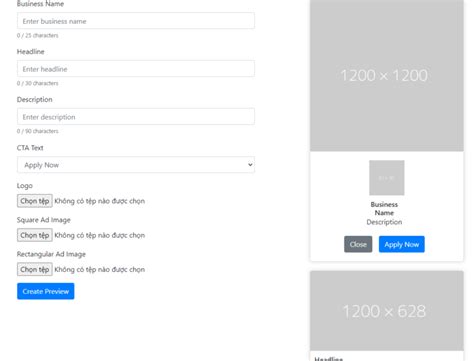 Trình mô phỏng Google Ads Mockup Preview Tool IAC Digital