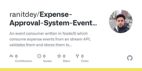 Github Ranitdey Expense Approval System Event Consumer An Event