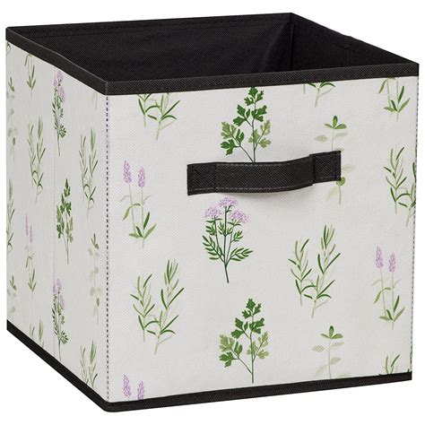 Foldable Storage Cube Wildflowers 27cm The Reject Shop