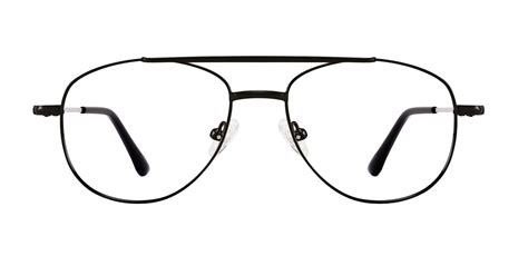 Emporium Aviator Progressive Glasses Black Womens Eyeglasses