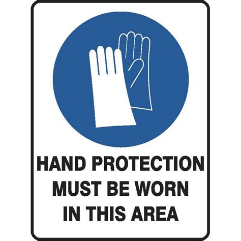 Buy Mandatory Hand Protection Must Be Worn At Best Price Aj Safety