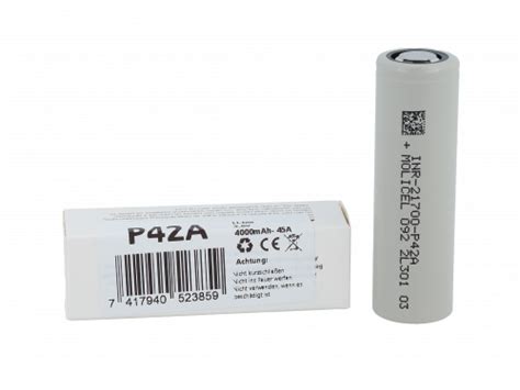 Molicell INR21700-P42A 4000mAh – Jelly Business GmbH