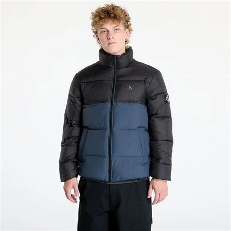 Giacca Calvin Klein Jeans Non Down Blocking Puffer Jacket Blue L