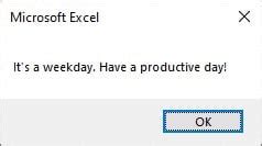 VBA WEEKDAY Excel Function Syntax Examples How To Use
