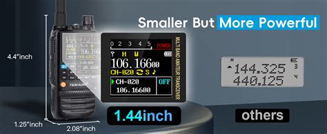 Amazon Com TIDRADIO TD H Ham Radio Band Wireless Programming Rechargeable MAh USB C