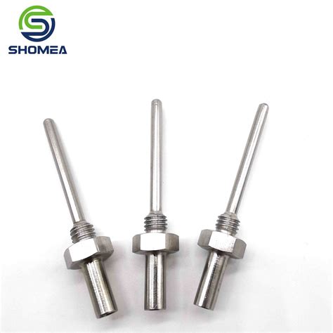 Shomea Customized 304 316 Stainless Steel Rtd Temperature Sensor With