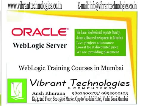 Weblogic Overview Of Application Server Ppt