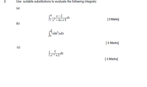 solved consider the definite integral x 1 3 dx what is the