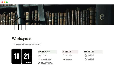 Workspace Notion Template