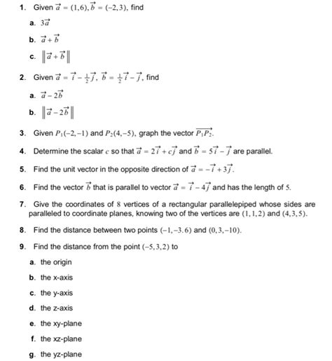 Solved Given a b find а за a a lb b a b Chegg