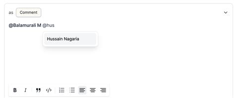 `enter` Key Does Not Work In Comment Mentions · Issue 743 · Frappe