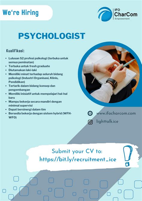 Febrika Kaswang On Linkedin Lowongan Psychologist Hrgeneralist