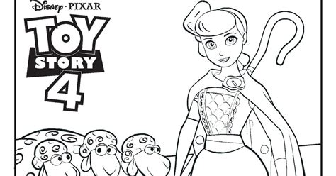 Bo Peep Toy Story Coloring Page