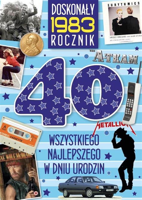 40 Urodziny Kartka Dla Urodzonych W 1983r V64 Czachorowski Sklep