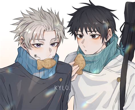 Okkotsu Yuuta And Inumaki Toge Jujutsu Kaisen Drawn By Kyllooelo Danbooru