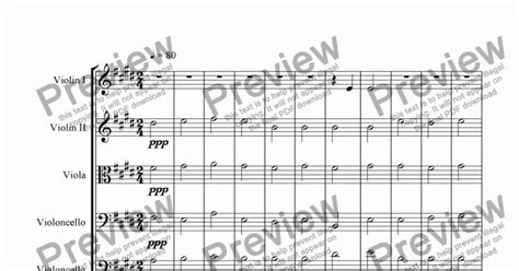 String Quintet Download Sheet Music Pdf File