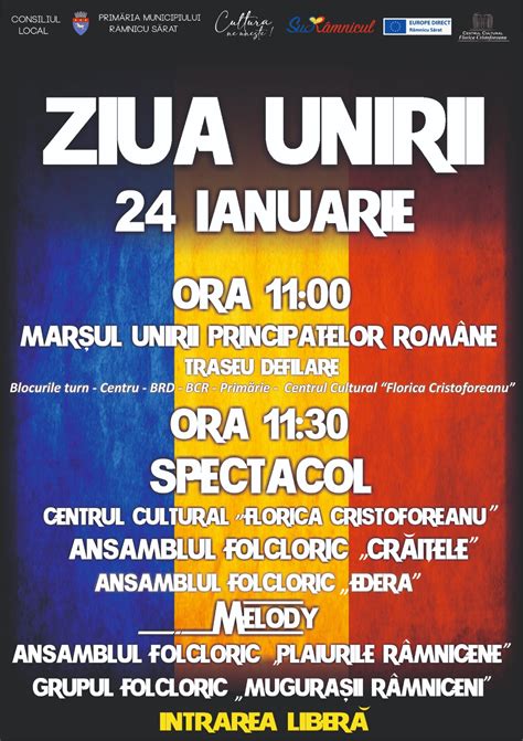 Spectacol Folcloric Dedicat Unirii Principatelor Romane La Ramnicu Sarat