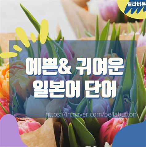 예쁜 일본어 단어 귀여운 일본어 단어 15개 네이버 블로그