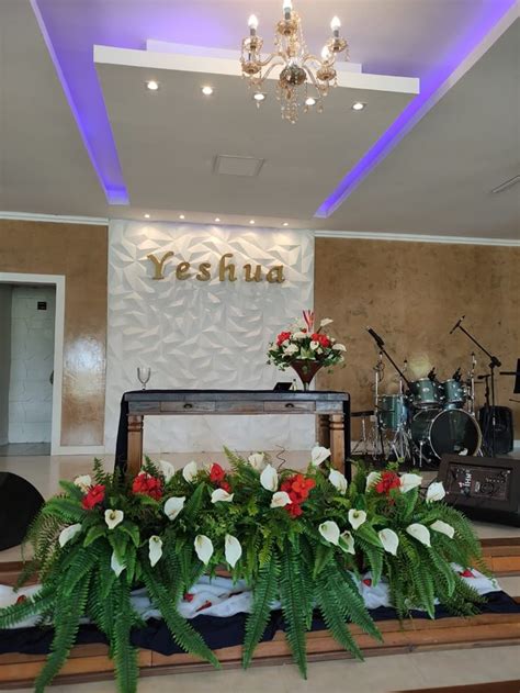 Altar Decoration For Evangelical Church