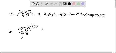 SOLVED Name Each Compound A B C D