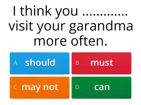 Modals Quiz