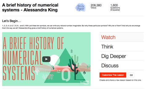 a brief history of numerical systems instructional video for 8th 12th