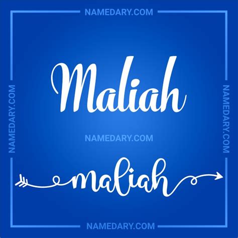 Maliah Meaning Origin Traits And More Namedary