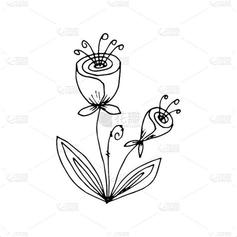 手绘花朵素材 花瓣网